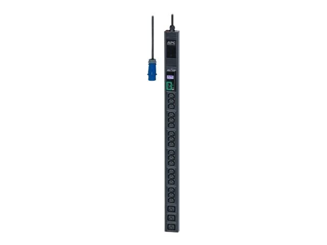 APC Easy Rack Metered PDU, 0U Vertical, 230V / 16A 2P+E Input, 1 Phase, 3.7kW, 3x IEC C19 & 18x ...