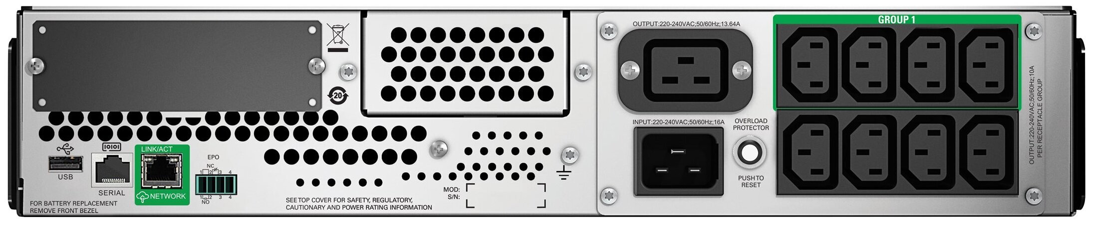 APC Smart-UPS 2200VA UPS LCD RM 2U 230V with SmartConnect | LWT