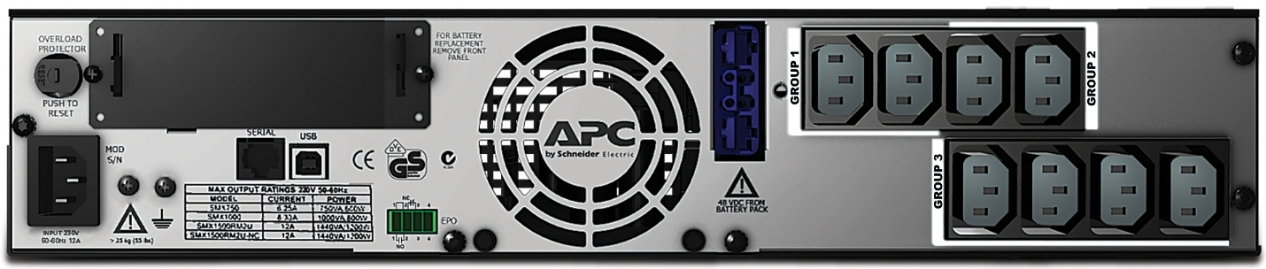 APC Smart-UPS X 1500VA / 1200W UPS - Rack/Tower LCD 230V with Rack ...