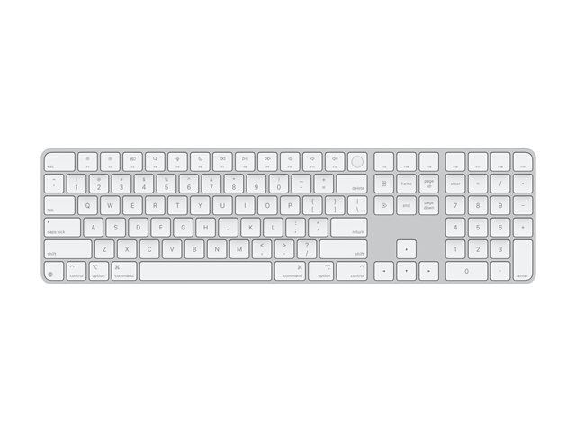 Apple Magic Keyboard with Touch ID and Numeric Keypad - Keyboard - USB ...