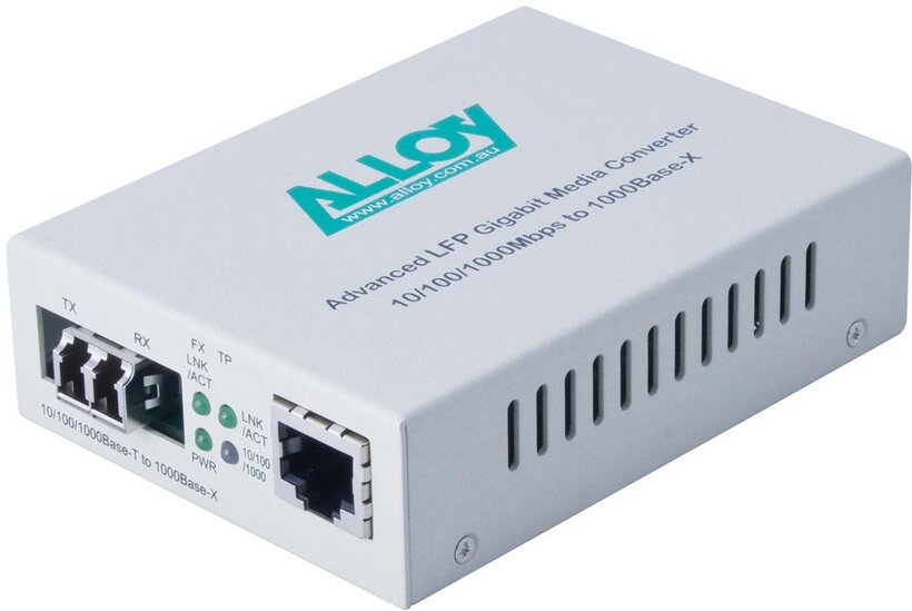 Alloy GCR2000LC.10 Gigabit Standalone / Rackmount Media Converter | LWT