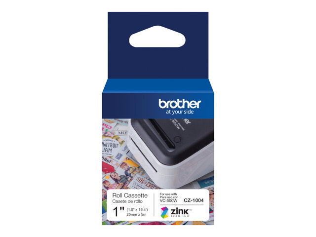 Brother CZ-1004 Full Colour continuous label roll, 25mm wide to Suit VC ...
