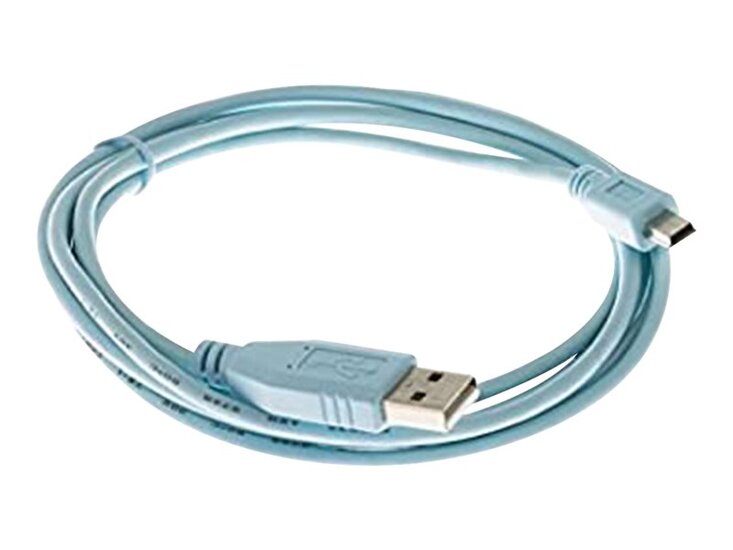 Cisco - USB cable - USB (M) to mini-USB Type B (M) - 1.8 m - for Cisco ...