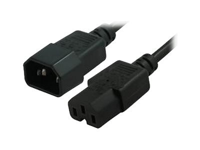 COMSOL 1MTR HIGH TEMPERATURE POWER CABLE IEC-C14(M) - IEC-C15(F) | LWT