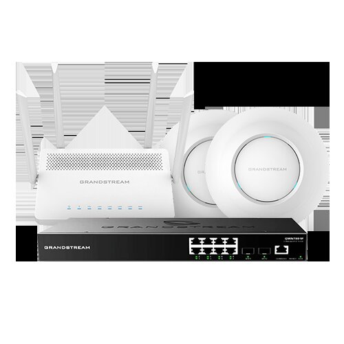 GRANDSTREAM GWN STARTER KIT INCL; 1 X ROUTER 1 X POE 8 PORT SWITCH 2 X ...
