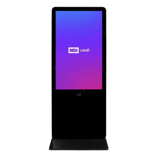 HDi Vendo Freestanding Digital Signage - 49" Portrait floor standing ...