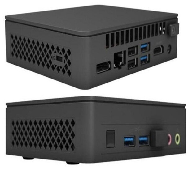 Intel NUC 11 Essential Mini PC with Intel Celeron Processor, 4GB DDR4 ...