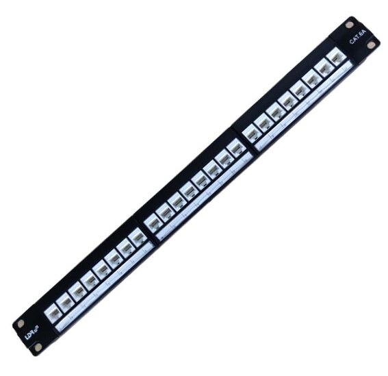 LDR 24 Port Cat6A UTP Patch Panel Rack Mount - 1U | LWT