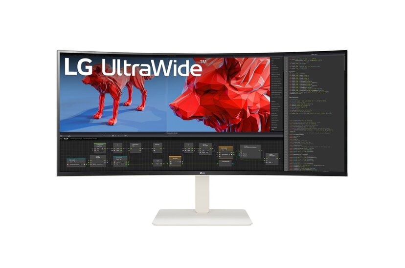 LG 38" (21:9) WQHD CURVE IPS LED, HDMI (2), DP, USB-C, 90W, LAN, SPKR ...