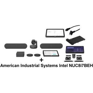 Logitech Medium Microsoft Teams Rooms with Tap + Rally System + Intel ...