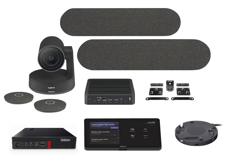 Logitech TAP Bundled with Lenovo M920Q Tiny + Logitech Rally Plus HD Conference System - MS ...