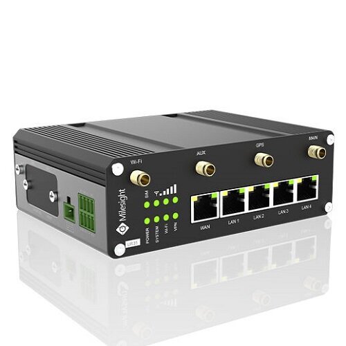 Milesight 4G Failover Router, Dual Sim, 5x PoE Ports, Wi-Fi, GPS, RS232 ...