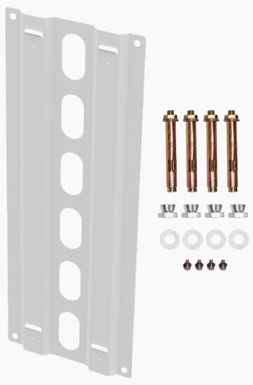PC Locs Wall Mount Kit for securing the Putnam 16 Charging Station to a ...