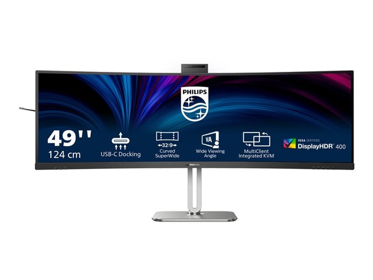 Philips 49B2U5900CH 49" 32:9, Dual QHD 5120 x 1440 SuperWide Curved ...