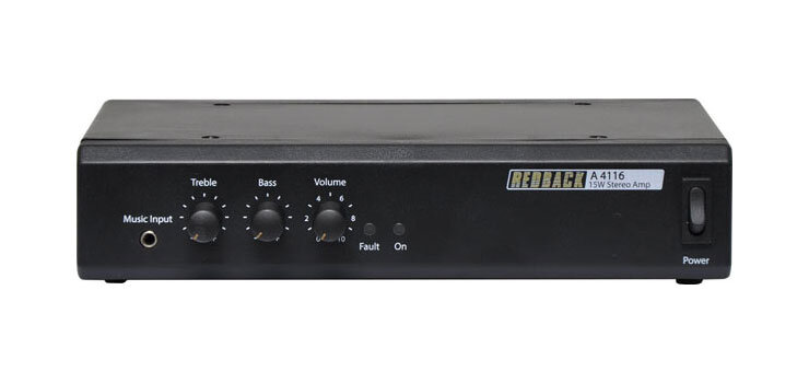 ARC - Redback A4116 15W 8 Ohm Stereo Public Address (PA) Amplifier | LWT
