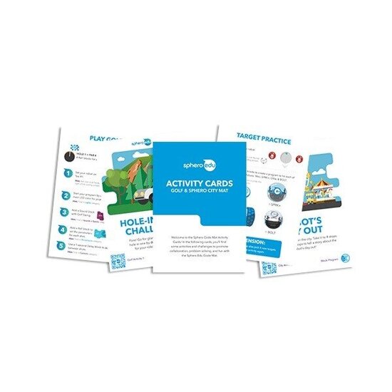 SPHERO Activity cards for "City & Golf" Code Mat | LWT