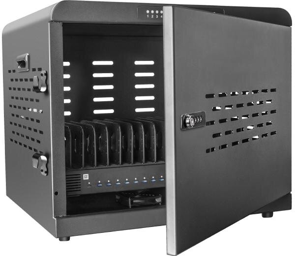 Shintaro 16 ports USB-C Charging Cabinet 1000W for Notebooks and other ...