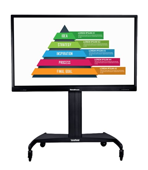 TouchBoard Mobile Height Adjustable Motorised Centre Lift System. VESA ...